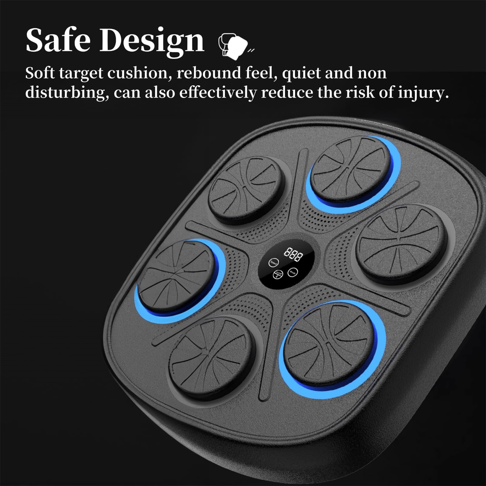 Smart Music Boxing Target, Wall-Mounted Bluetooth Boxing Machine ...